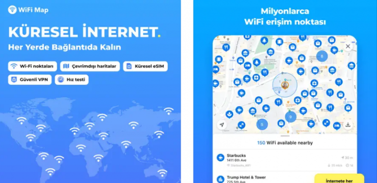Ücretsiz Wi-Fi Bulma [Android, iOS ve PC] 2023